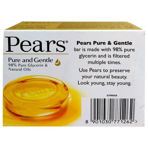 Pears Pure & Gentle Soap with Natural Oils 125 g - JioMart