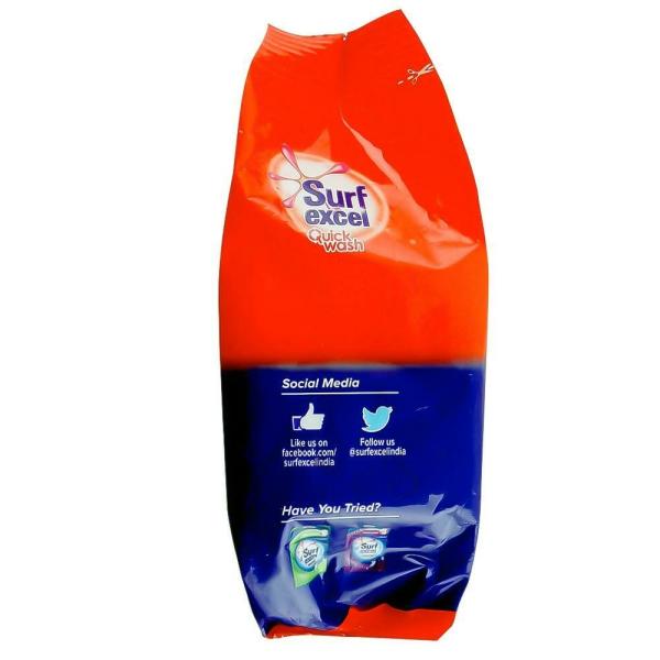Surf Excel Quick Wash Detergent Powder 500 g - JioMart