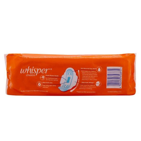 Whisper Choice Sanitary Napkin with Wings (Regular) 7 pads - JioMart