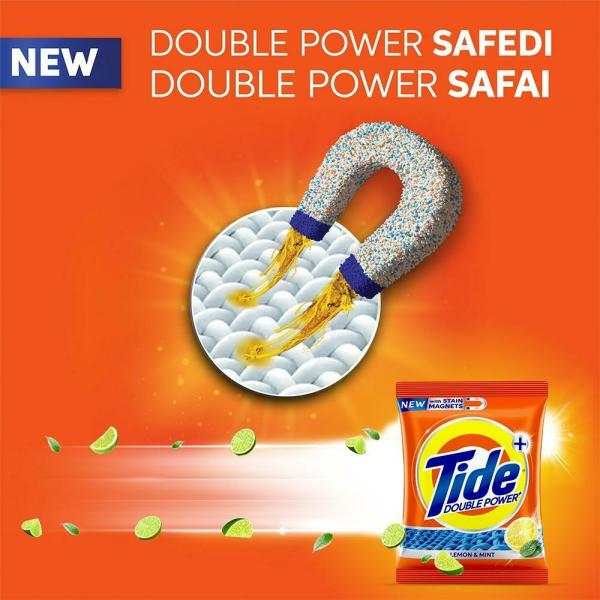 Tide Plus Lemon & Mint Detergent Powder 1 kg - JioMart