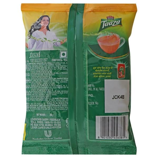 Brooke Bond Taaza Leaf Tea 250 g - JioMart