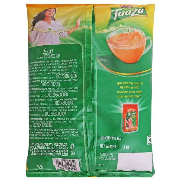 Brooke Bond Taaza Leaf Tea 1 kg - JioMart