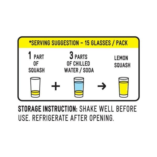 Kissan Juicy Lemon Squash 700 ml - JioMart