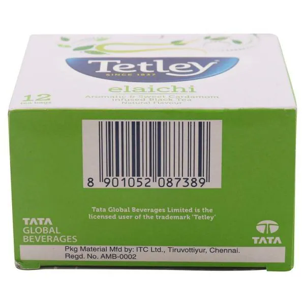 Tetley Elaichi Tea Bags 12 pcs - JioMart