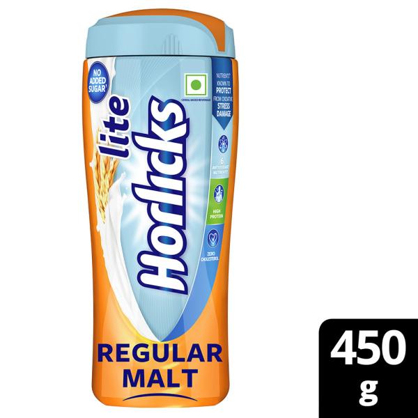 Horlicks Lite Regular Malt 450 g - JioMart
