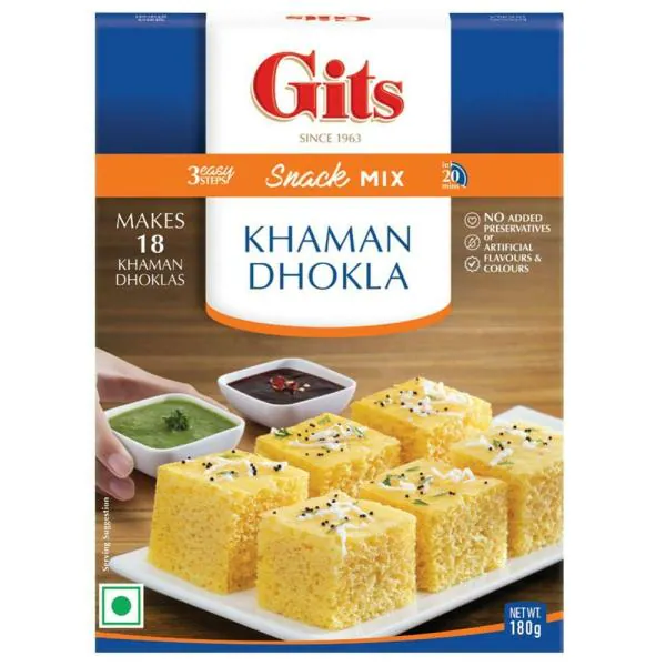 Gits Khaman Dhokla Mix 180 g - JioMart