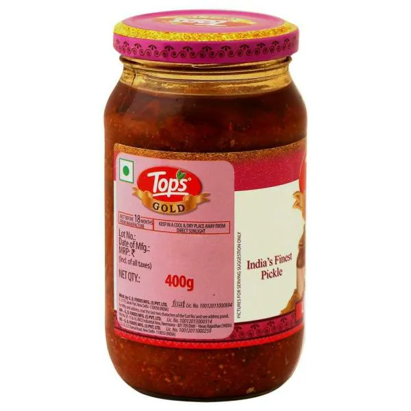 Tops Gold Lime Pickle 400 g - JioMart