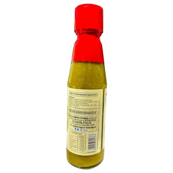 Tops Green Chilli Sauce 200 g - JioMart