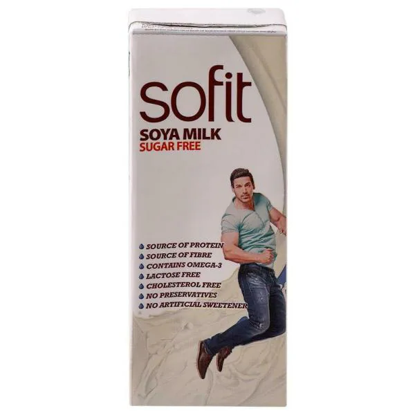 Sofit Sugar Free Soya Milk 200 ml (Tetra Pak) - JioMart