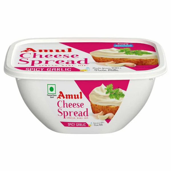 Amul Garlic Cheese Spread 200 g (Cup) - JioMart