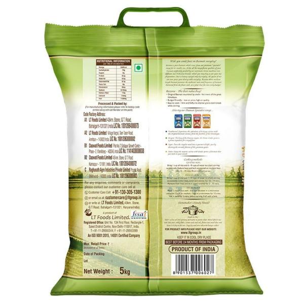 Daawat Rozana Gold Basmati Rice 5 kg - JioMart