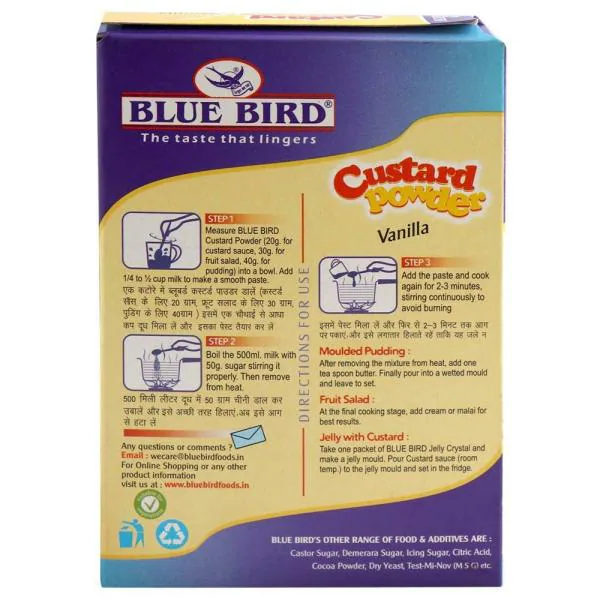 Blue Bird Vanilla Custard Powder 100 g - JioMart