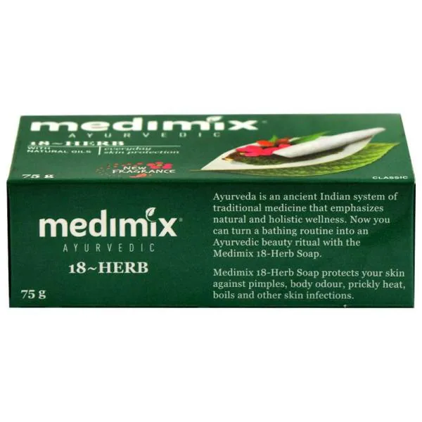 Medimix Ayurvedic 18-Herbs Classic Soap 75 g - JioMart