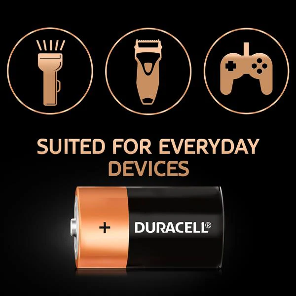 Duracell Ultra D2 Alkaline Batteries 1.5 V (Pack of 2) - JioMart