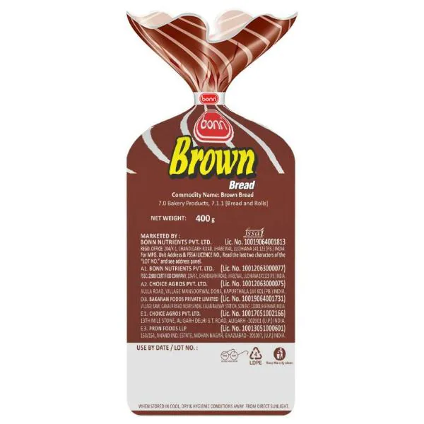 Bonn Brown Bread 400 g - JioMart
