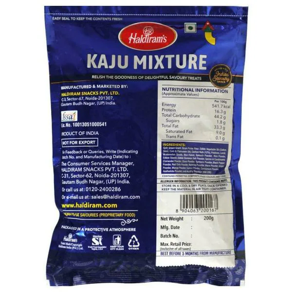 Haldiram's Kaju Mixture 200 g - JioMart