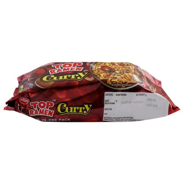 Top Ramen Curry Saucy Flat Instant Noodles 280 g (Pouch) - JioMart