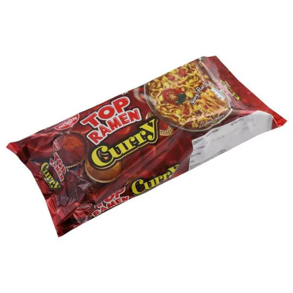 Top Ramen Curry Saucy Flat Instant Noodles 280 g (Pouch) - JioMart