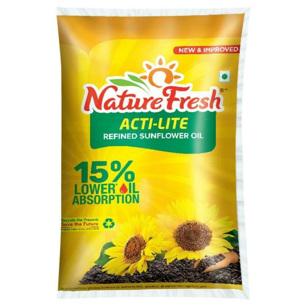 Nature Fresh Acti-lite Refined Sunflower Oil 1 L - JioMart