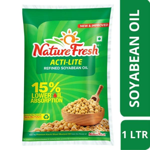 Nature Fresh Acti-lite Refined Soyabean Oil 1 L - JioMart