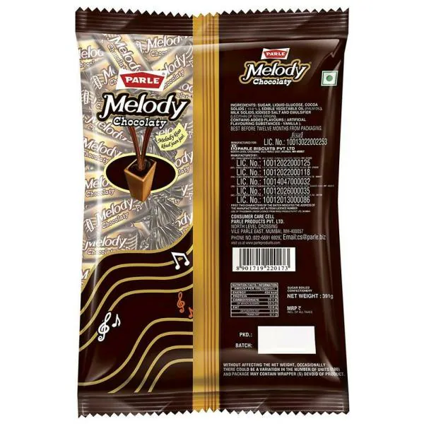 Parle Melody Chocolaty Toffee 391 g - JioMart