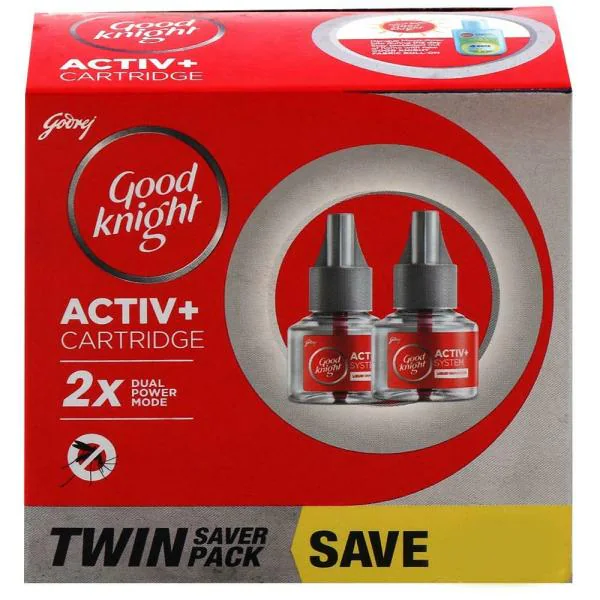 Good Knight Advanced Activ+ Mosquito Repellent Refill 45 ml (Pack of 2 ...