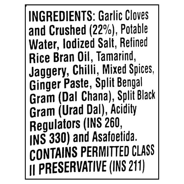 Ruchi Garlic Pickle 300 g - JioMart