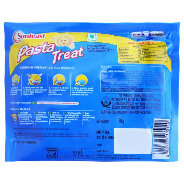 Sunfeast Cheese The Original Instant Pasta Treat 70 g - JioMart