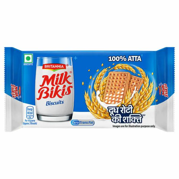 Britannia Milk Bikis Atta Biscuits 67 g - JioMart