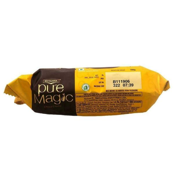 Britannia Pure Magic Choco Creme Biscuits 100 g - JioMart