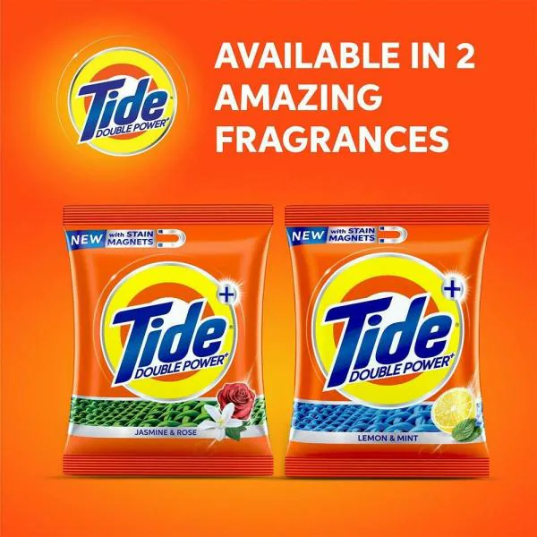 Tide Plus Double Power Jasmine & Rose Detergent Powder 1 kg - JioMart