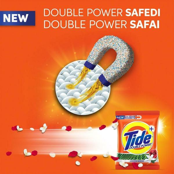 Tide Plus Double Power Jasmine & Rose Detergent Powder 1 kg - JioMart