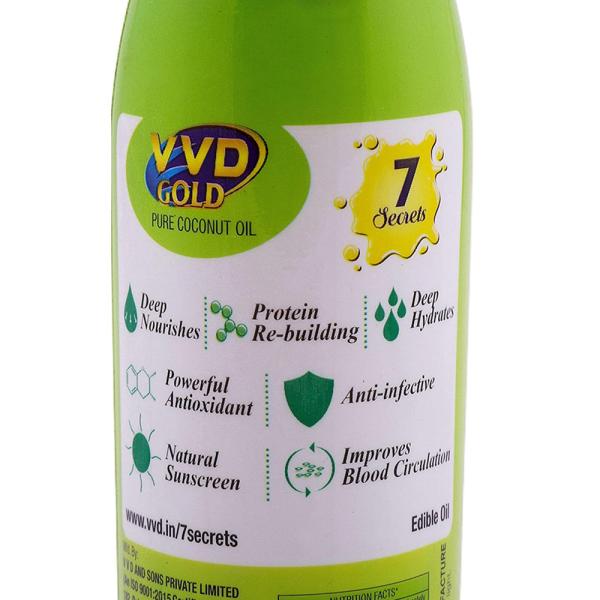 VVD Gold Pure Coconut Oil 500 ml - JioMart