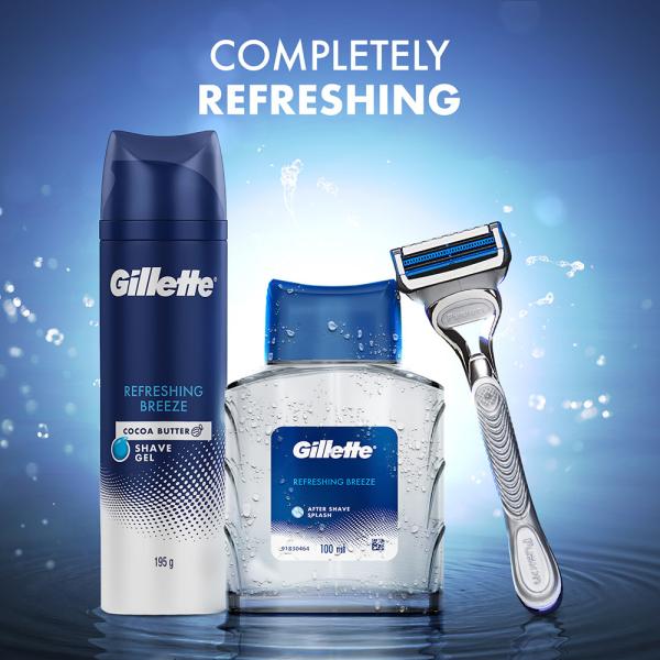 Gillette Blue Refreshing Breeze After Shave Lotion 100 ml - JioMart