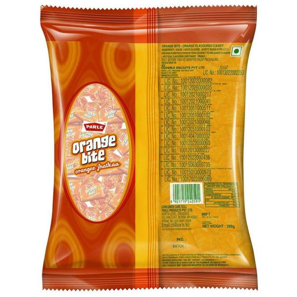 Parle Orange Bite Candy 289 g - JioMart