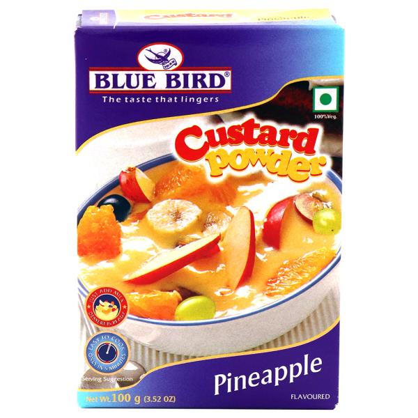 Blue Bird Pineapple Flavoured Custard Powder 100 g - JioMart