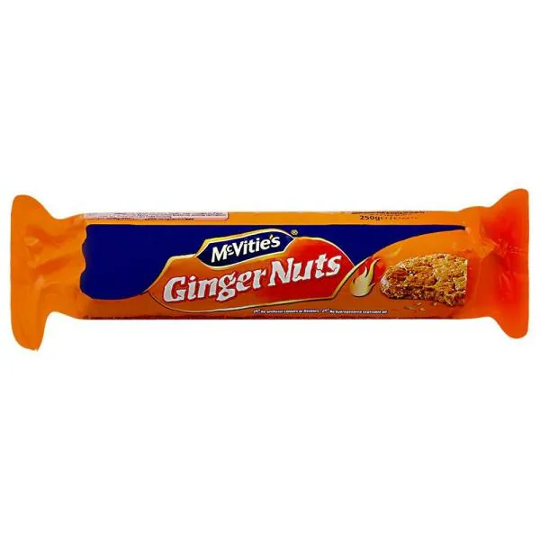 McVitie's Ginger Nuts Cookies 250 g - JioMart