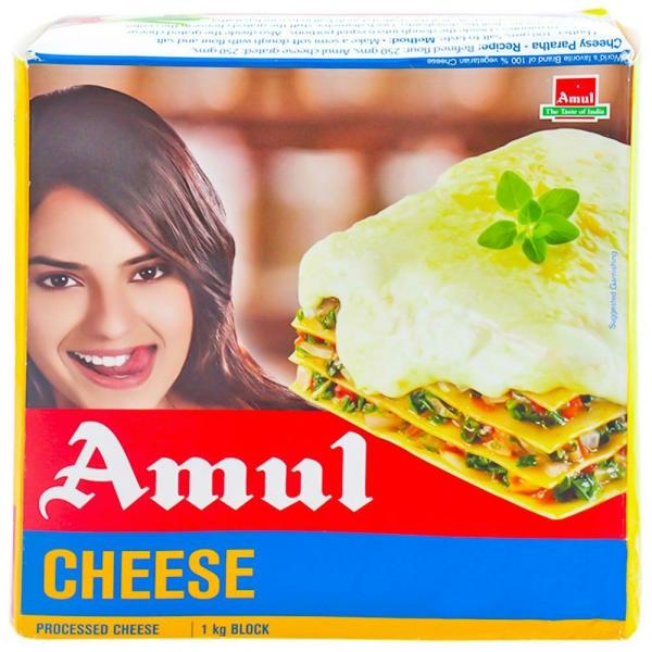 Amul Cheese Block 1 kg (Carton) - JioMart