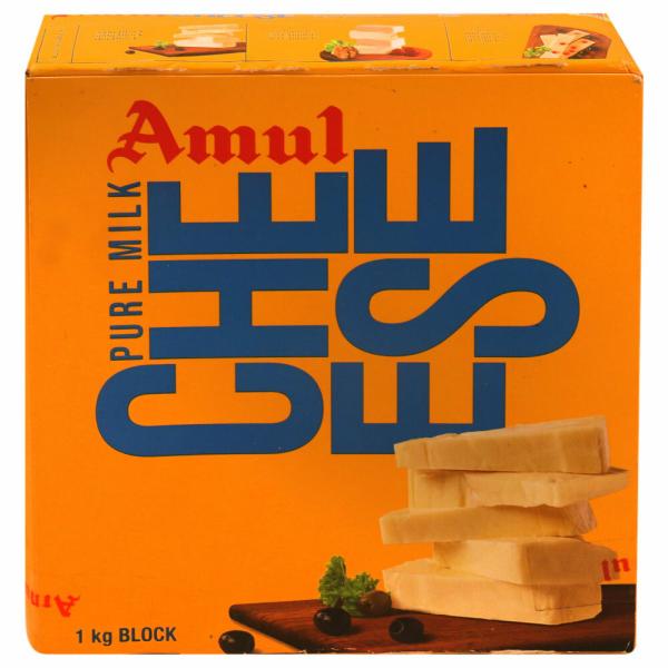 Amul Cheese Block 1 kg (Carton) - JioMart
