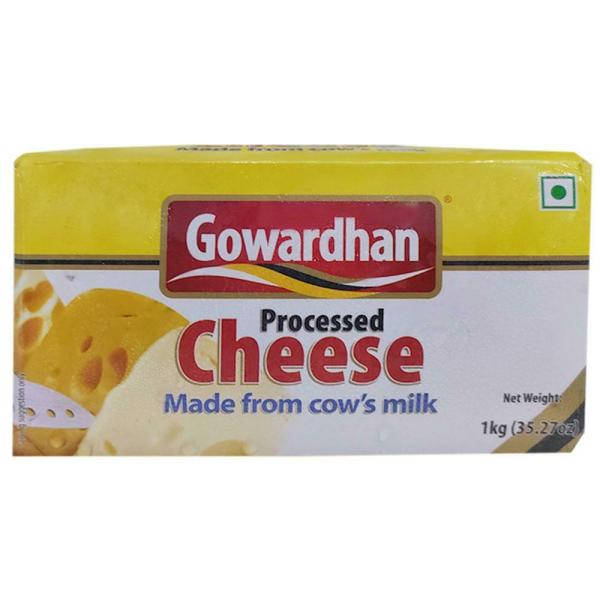 Gowardhan Processed Cheese Block 1 kg (Carton) - JioMart