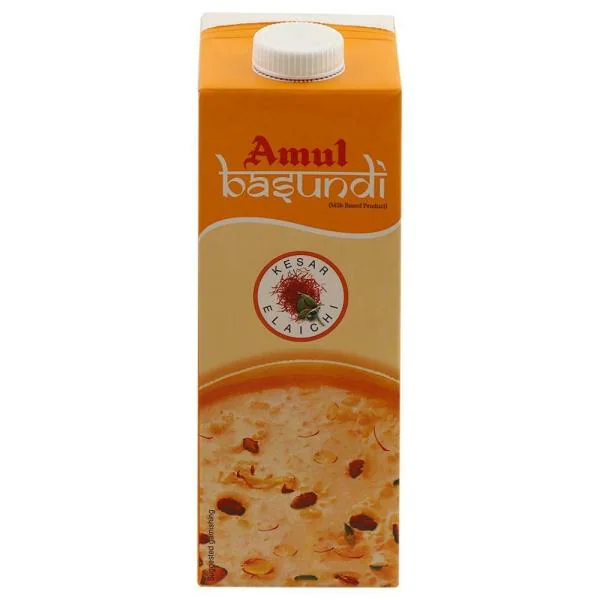 Amul Kesar Elaichi Basundi 1 L (Tetra Pak) - JioMart
