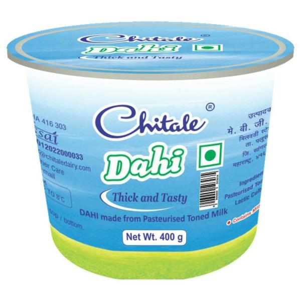 Chitale Dahi 400 g (Container) - JioMart