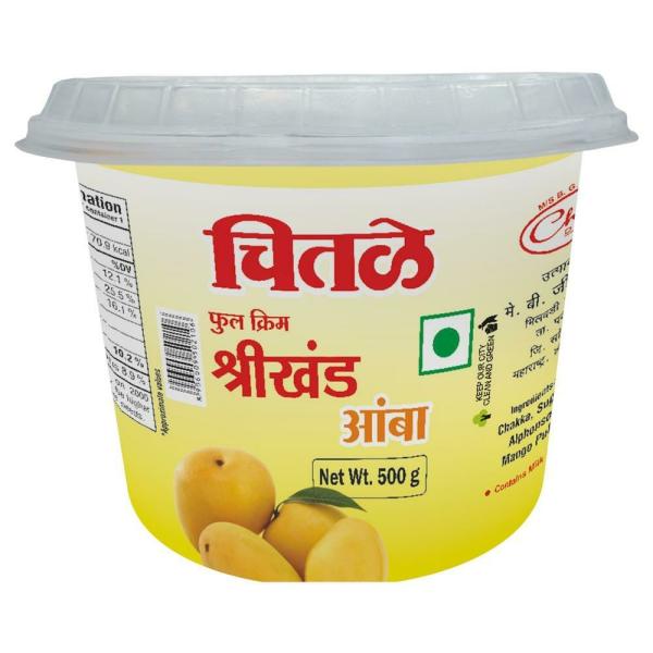 Chitale Amba Full Cream Shrikhand 500 g (Container) - JioMart
