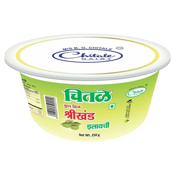 Chitale Elaichi Full Cream Shrikhand 250 g (Container) - JioMart