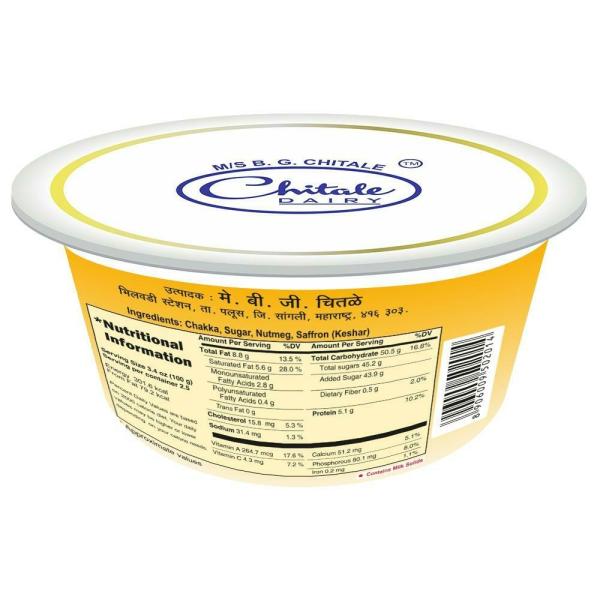Chitale Keshar Full Cream Shrikhand 250 g (Container) - JioMart