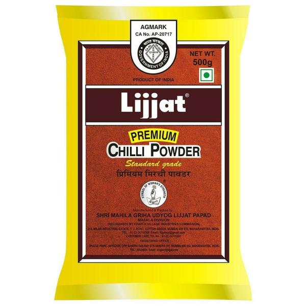 Lijjat Premium Chilli Powder 500 g - JioMart