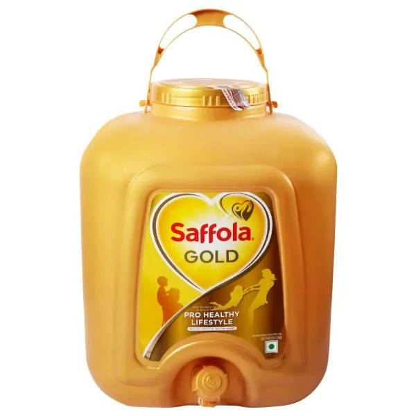 Saffola Gold Pro healthy RiceBran Based Blended Oil 15 L - JioMart