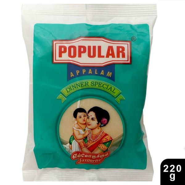 Popular Dinner Special Appalam 220 g - JioMart