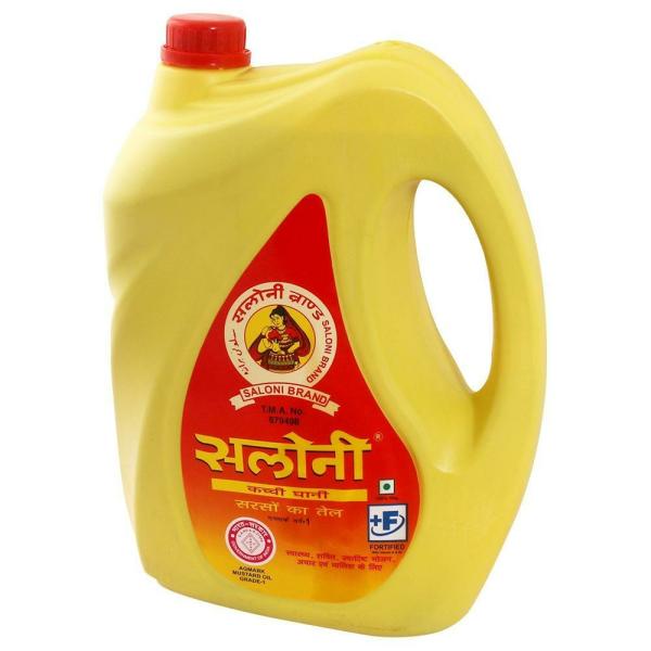 Saloni Kachi Ghani Mustard Oil 5 L - JioMart