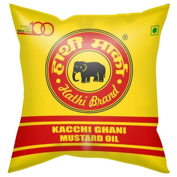 Hathi Kacchi Ghani Mustard Oil 500 ml - JioMart